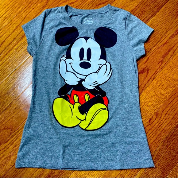 Disney | Tops | Disney Mickey Mouse Front Back Short Sleeve T | Poshmark